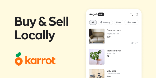 Karrot | Buy and sell for free with locals